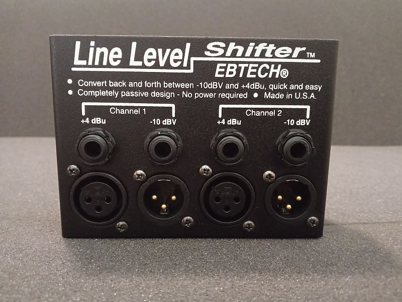 Ebtech Line Level Shifter w/XLR Like New | Reverb