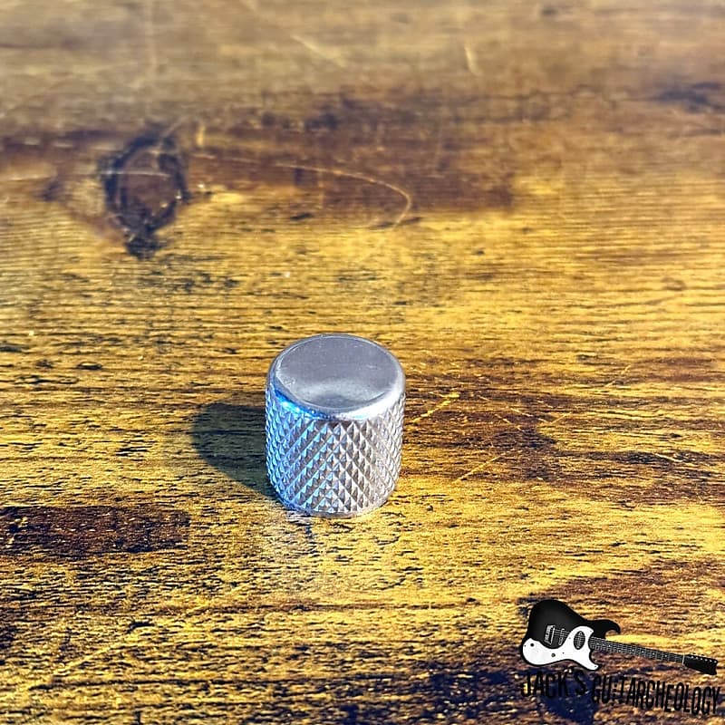 Fender Knurled Barrel Knob *VINTAGE* (1960s - Chrome) | Reverb