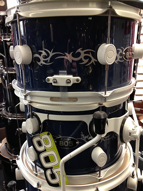 PDP 805 tribal shell pack blue tribal band | Reverb