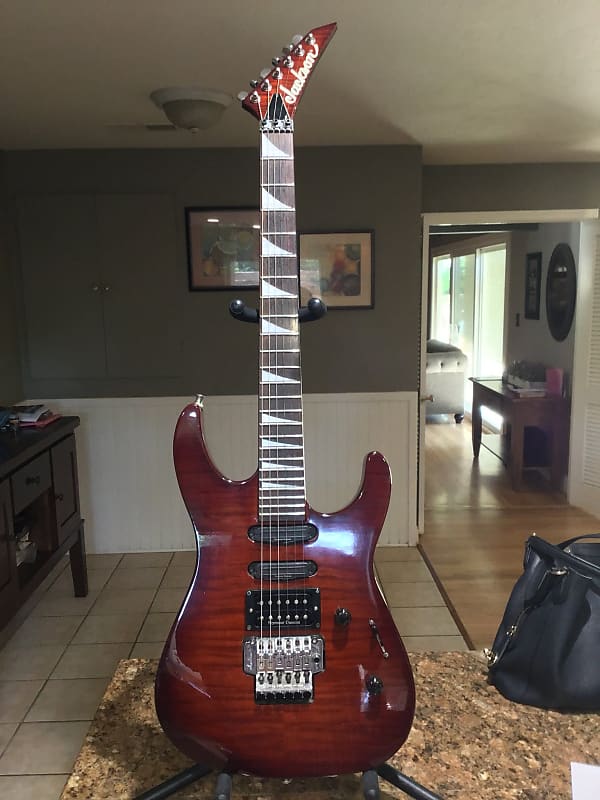 2001 Jackson Soloist Flamed Violin Brown SL3 Duncans MIJ | Reverb