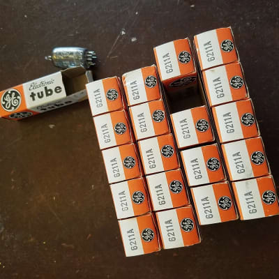 GE 6211A Premium Pair (2) NOS Matched Date Code Five Star | Reverb