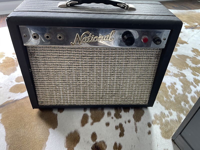 National model 1210 1960’s Black tube amp | Reverb