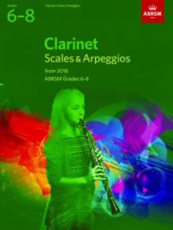 ABRSM Clarinet Scales & Arpeggios, Grades 6-8 from 2018 | Reverb