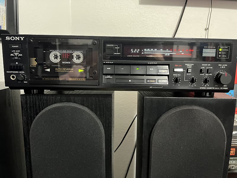 Sony TC-R503 Stereo Auto Reverse Cassette Tape Deck | Reverb