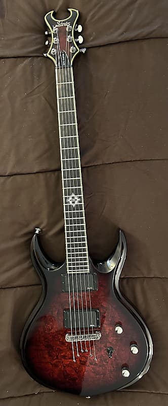 Schecter Devil Custom (RARE) BRB ELECTRIC GUITAR | Reverb