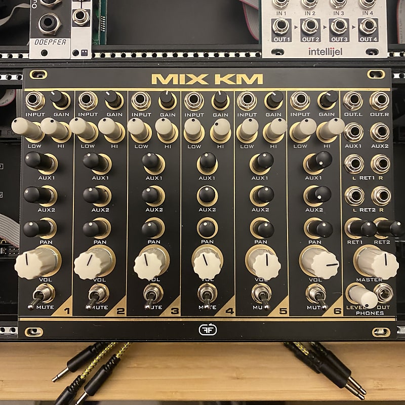 Feedback Modules MIX KM 6-Channel Stereo Eurorack Mixer | Reverb