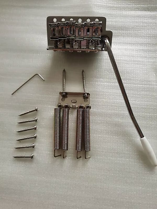Chrome Vintage Guitar Tremolo System Bridge | Reverb