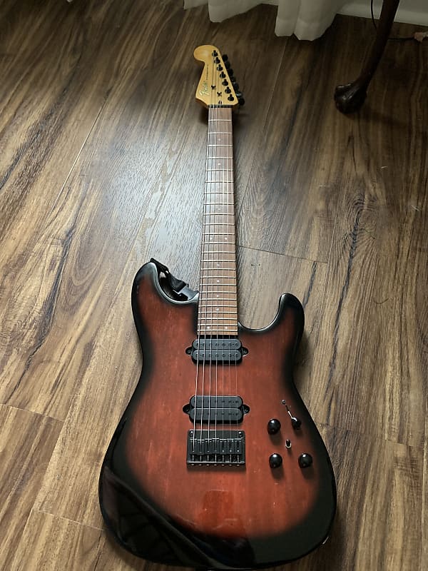Fender Stage Master Partscaster 7 string 2000’s Sunburst | Reverb
