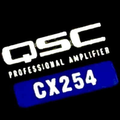 QSC CX254 4-Channel Professional Power Amplifier - 250 Watts | Reverb