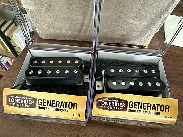 Tonerider Generator Humbucker Pickup Set Black (bridge F | Reverb
