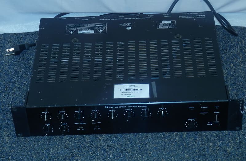 TOA A-912MK2 900 Series Amplifier Powered Line Mixer | Reverb