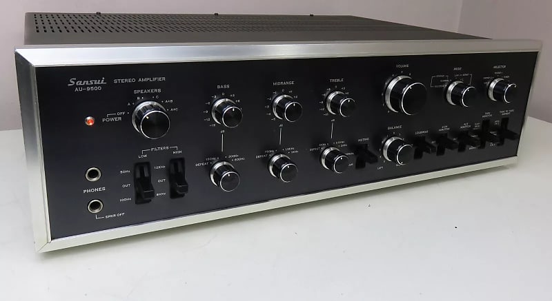 SANSUI AU-9500 INTEGRATED STEREO AMPLIFIER SERVICED FULLY | Reverb