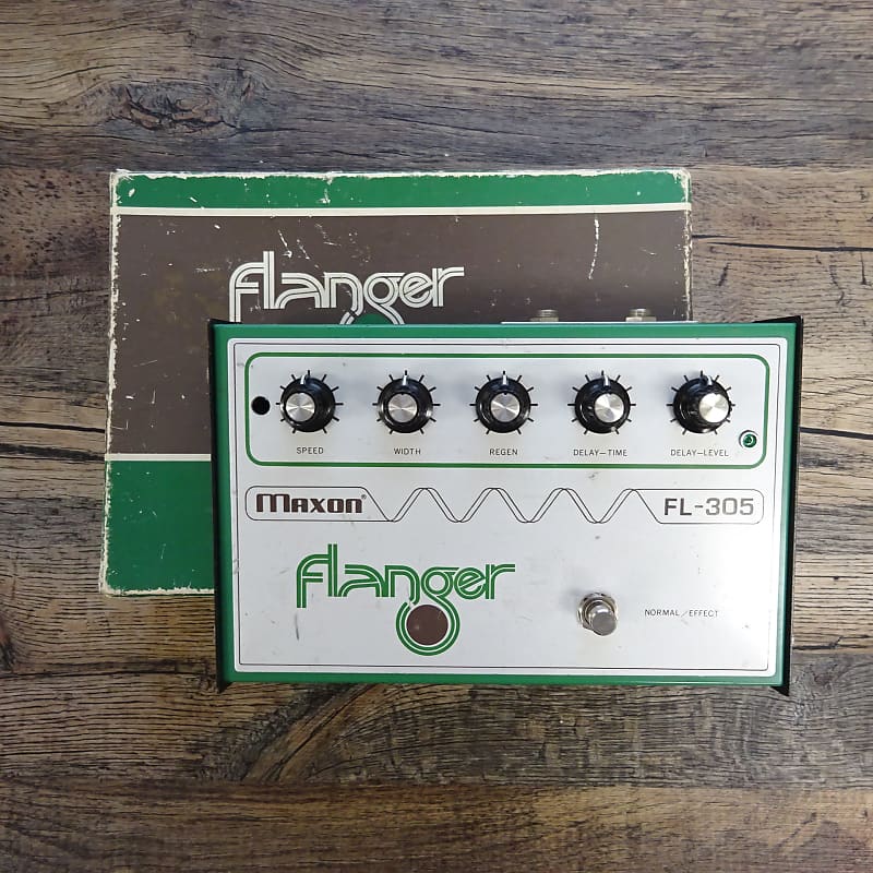 Maxon FL-305 Flanger w/ Original Box 1970s Vintage Made In | Reverb