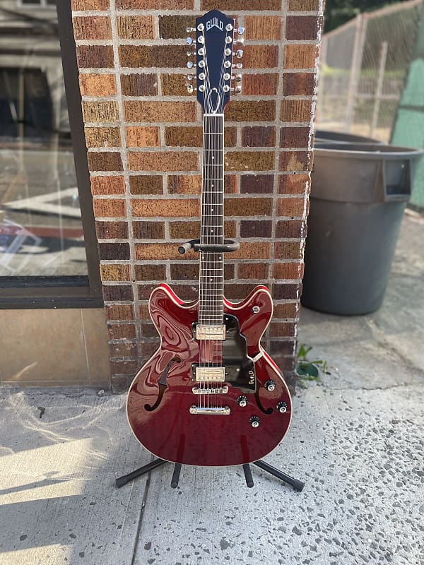 Guild Starfire 12-String SF 1-12DC/CHR in Cherry Finish | Reverb