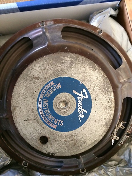 Fender 1977 Twin Reverb 12" Speakers Pair | Reverb