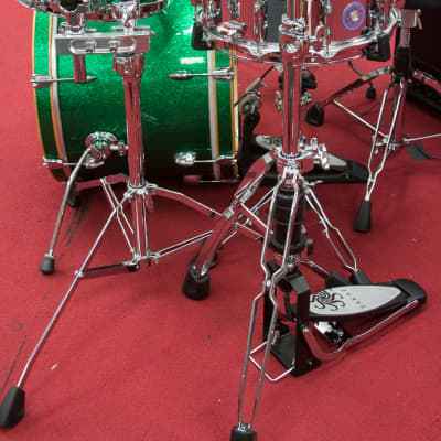 Sakae Trilogy 4-Piece Drum Kit with Hardware - Green Sparkle | Reverb