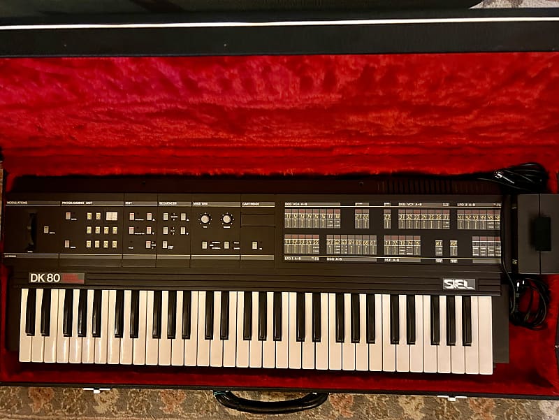 Siel DK 80 - Analog Italo Disco Synth + Case! | Reverb