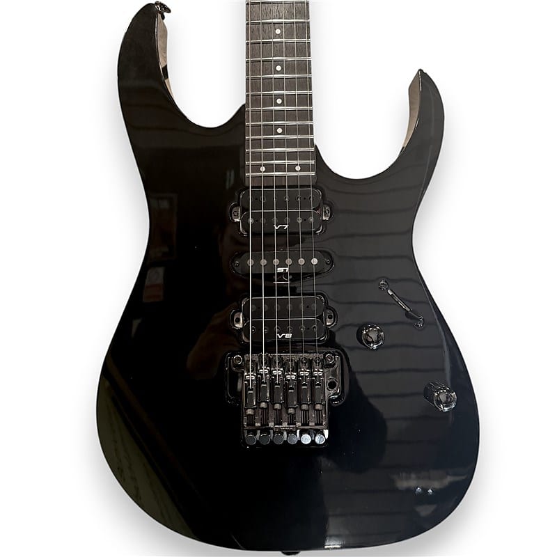Ibanez Presitge RG1570-BK, Black, Second-Hand | Reverb