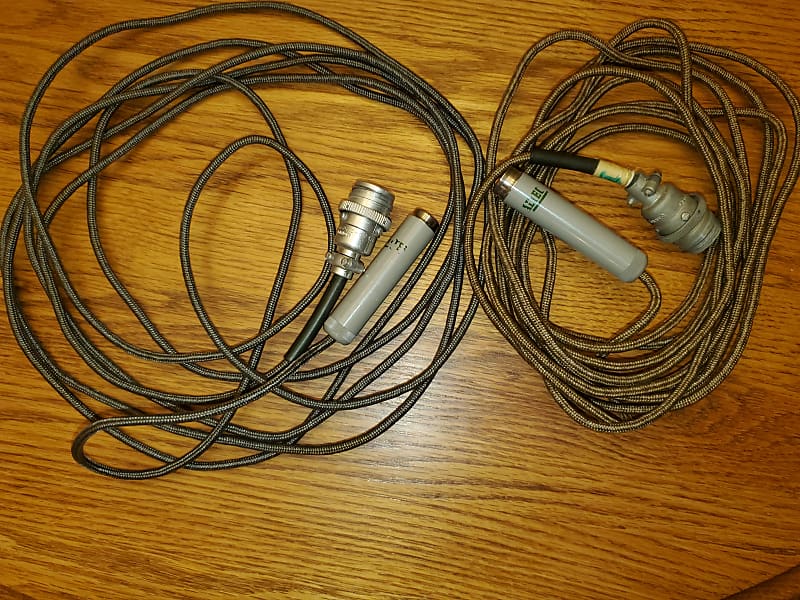 Two Altec 165a Tube "Lipstick" Microphones M20 21 capsules w/ | Reverb
