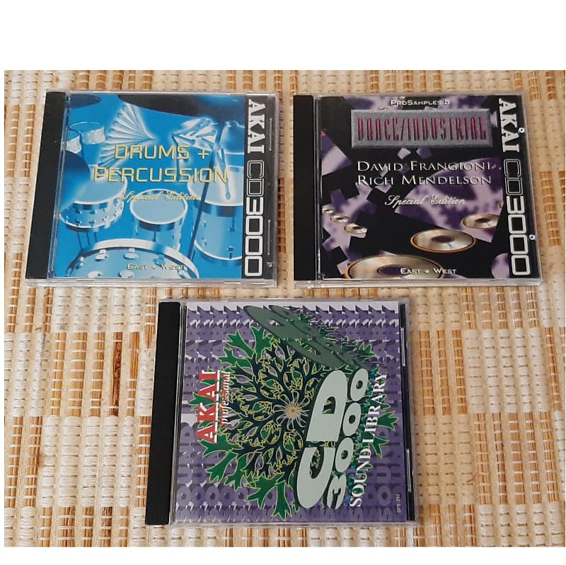 Akai Samples CD ROM Set * Drums + Percussion * | Reverb