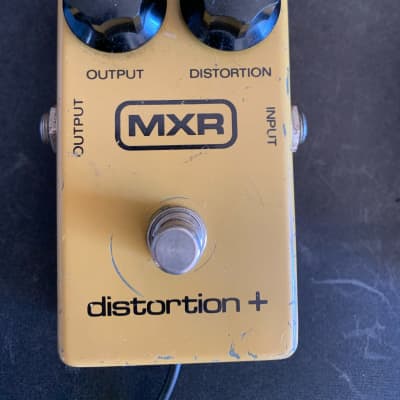 MXR Block Logo Distortion plus 1970's - yellow | Reverb