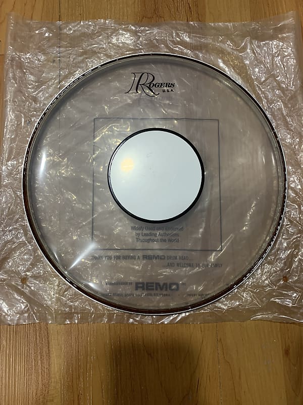 Rogers Drum Head 1971 Clear | Reverb
