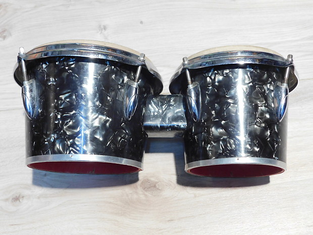 vintage STAR BONGOS Bongo Paar 6" + 8" Mij Japan 1960` | Reverb