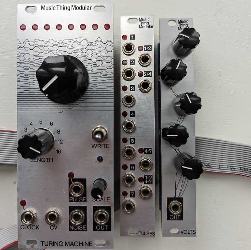Music Thing Modular Turing Machine MKII w/ Pulses and Volts | Reverb