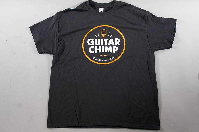 Guitar Chimp T-shirt Black - XXL | Reverb