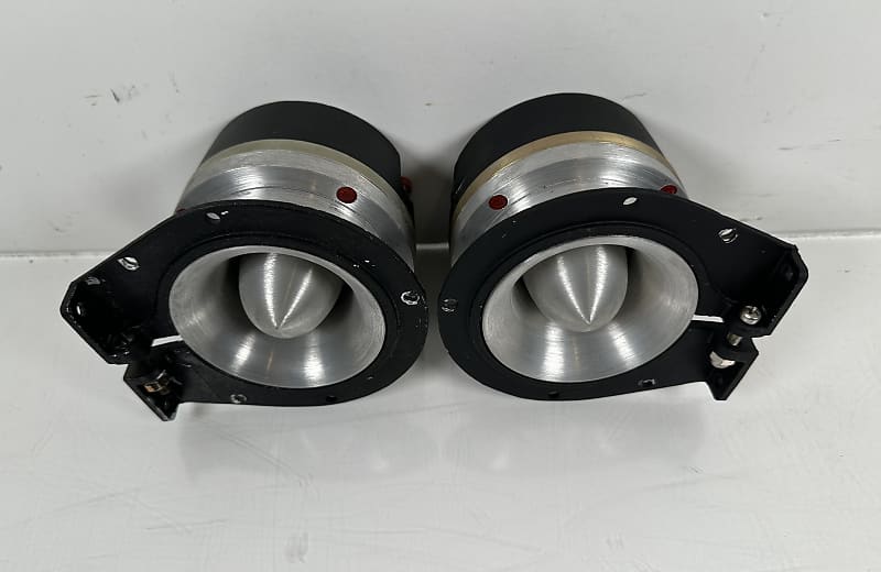 Vintage pair of JBL 075 8 ohm Bullet Tweeters | Reverb