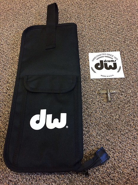 DW Drum Workshop Drum Stick Bag + DW Drum Key + DW Decal | Reverb