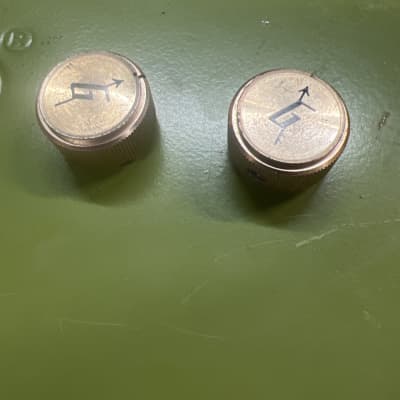 Gretsch Pointer Knobs 1960s gold | Reverb