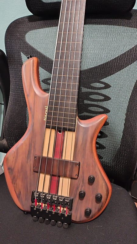 Biarnel Scorcio 6 Strings 32" Scale Fretless Ovangkol 2018 | Reverb