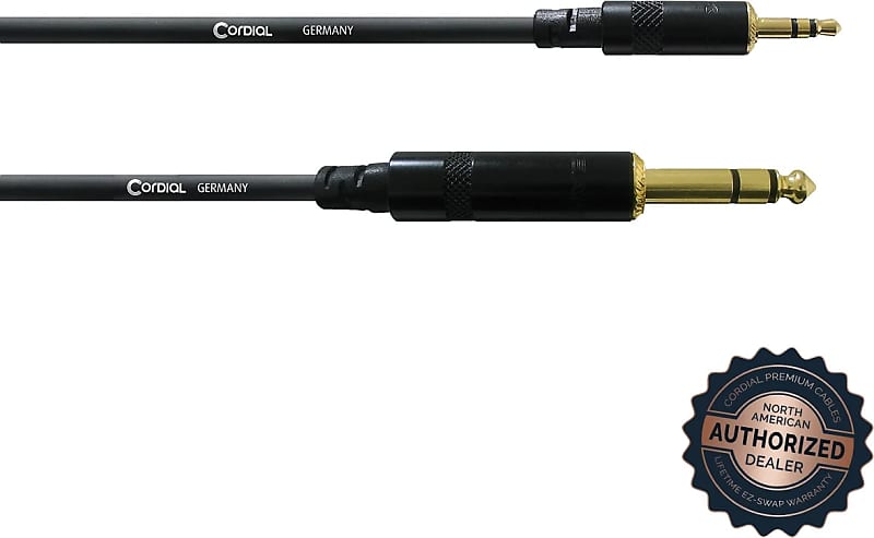 Cordial Stereo Headphone/Line Adapter/Extender; 10ft. SKU: | Reverb