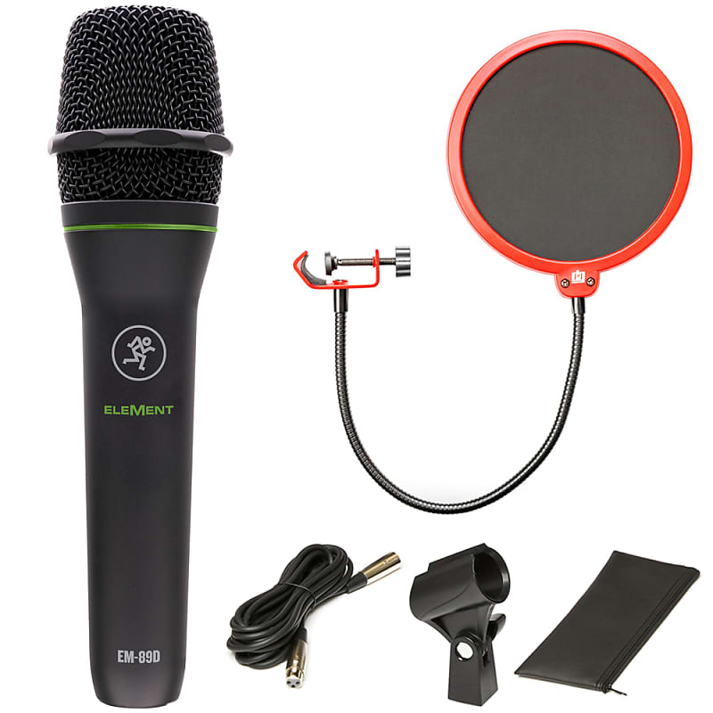 Mackie EleMent Series EM-89D Dynamic Vocal Microphone w/ Deco | Reverb