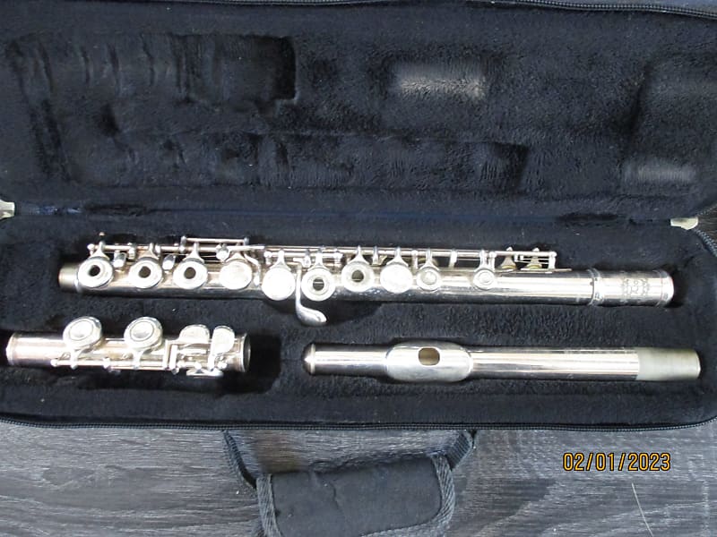 Open hole flute with case - Silver Plated | Reverb