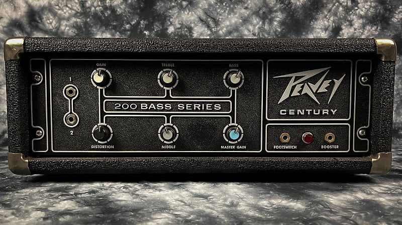 1979 Peavey Century 200 Bass Series Amplifier Amp Head | Reverb