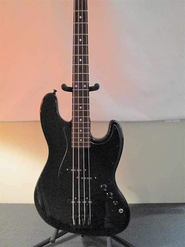 Fender Blackout Partscaster Jazz Bass 80's | Reverb