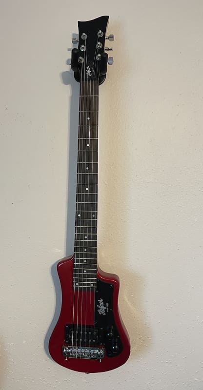 Hofner Shorty Travel/Mini Electric Guitar 2020 Red | Reverb