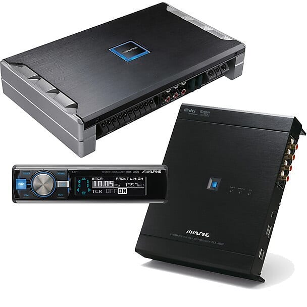 Alpine PDR-V75 5-Channel Amplifier with Alpine PXA-H800 Sound | Reverb