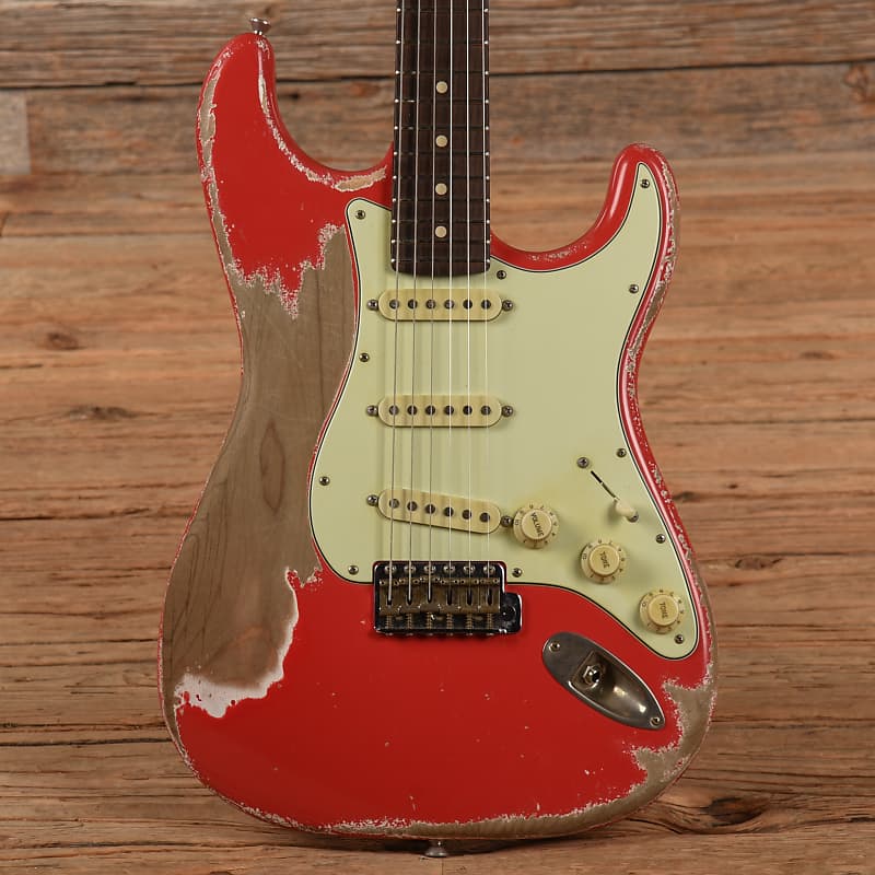 Xotic XSC-1 California Classic Super Heavy Aged Fiesta Red | Reverb