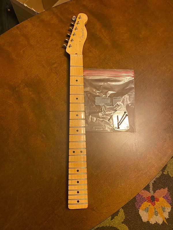 Fender Maple Telecaster Neck From The Brad Paisley Road Worn | Reverb