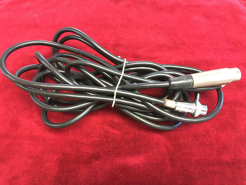 Vintage Amphenol 2 pin male to standard XLR female 15’ mic | Reverb