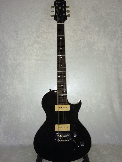 Epiphone Blueshawk Deluxe Electric Guitar – Translucent Ebony | Reverb