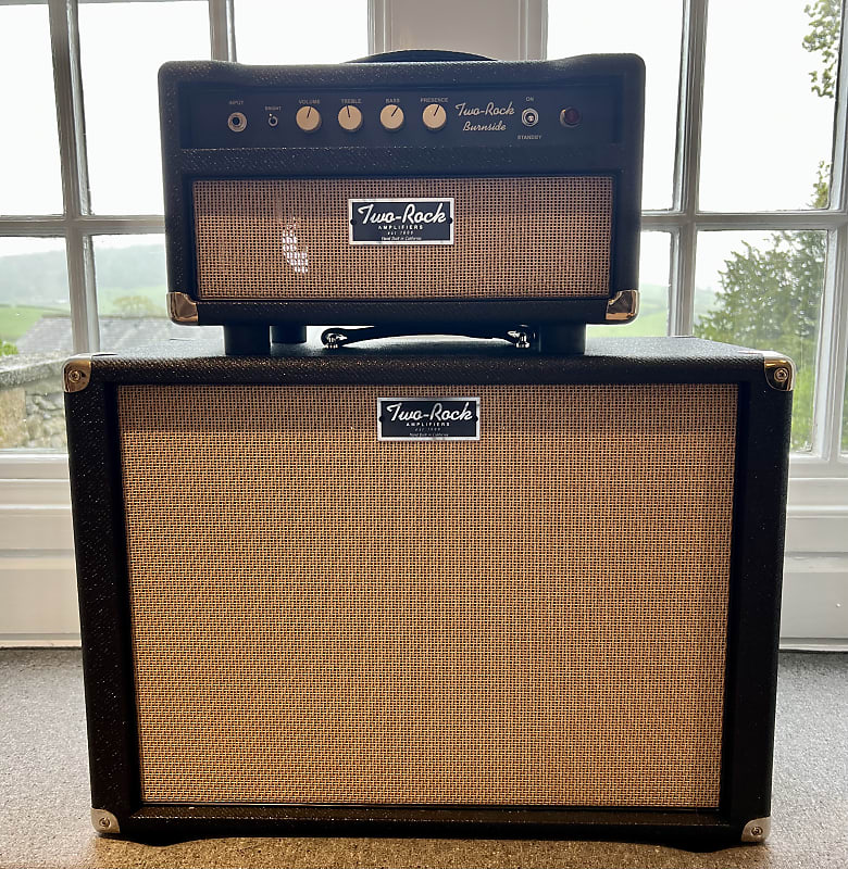 Two Rock Burnside head and matching cab 2020 Black tweed | Reverb UK