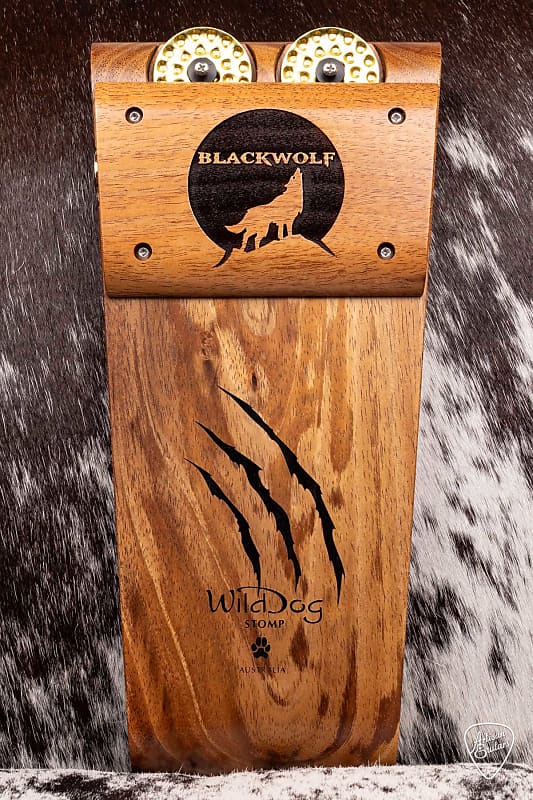 Wild Dog Blackwolf Stomp Box with Jingles - 270324 | Reverb