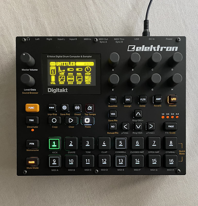 Elektron Digitakt Eight-Voice Digital Drum | Reverb Australia