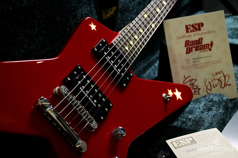 ESP RANDOM STAR Kasumi -LED- ESP×BanG Dream! Poppin' Party | Reverb