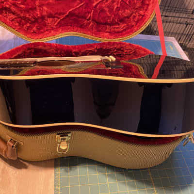 Epiphone EJ-45 2014 Black 1963 Reissue | Reverb