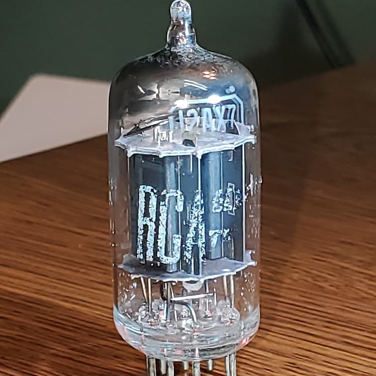12AX7 RCA Black Plate MaxiPreamp2/TV7 Tested (1 ) Tube Lot | Reverb